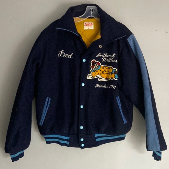 Alvin | Jackets & Coats | Vintage Varsity Jacket Sz Al Adult Large ...